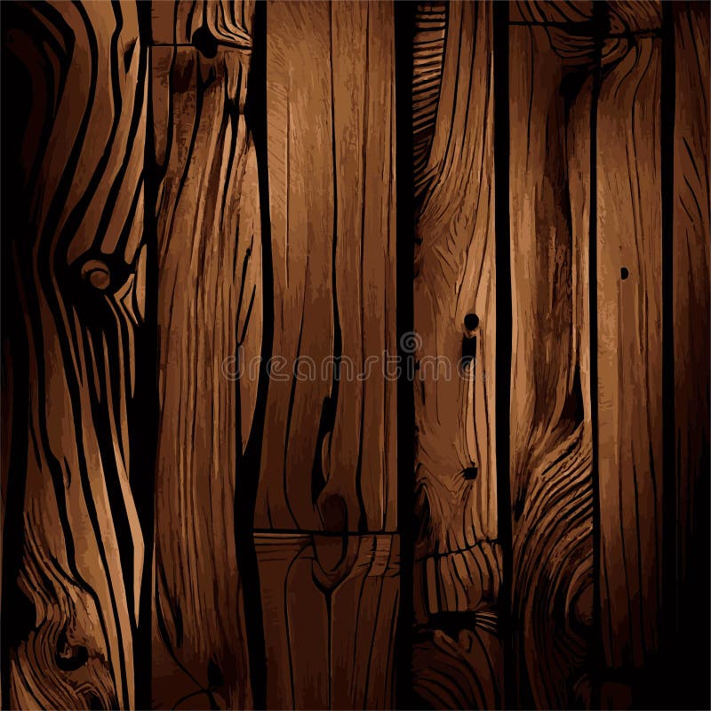 Realistic Wood Texture Plank Background, Fiber Texture Pattern - Vector ...
