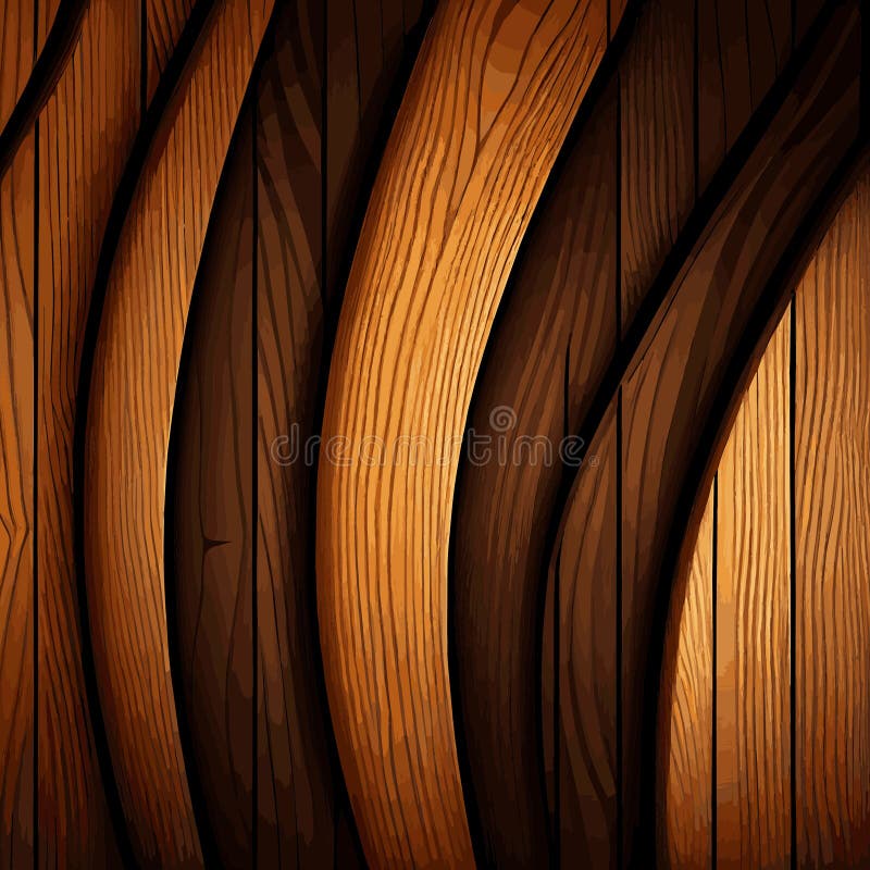 Realistic Wood Texture Plank Background, Fiber Texture Pattern - Vector ...