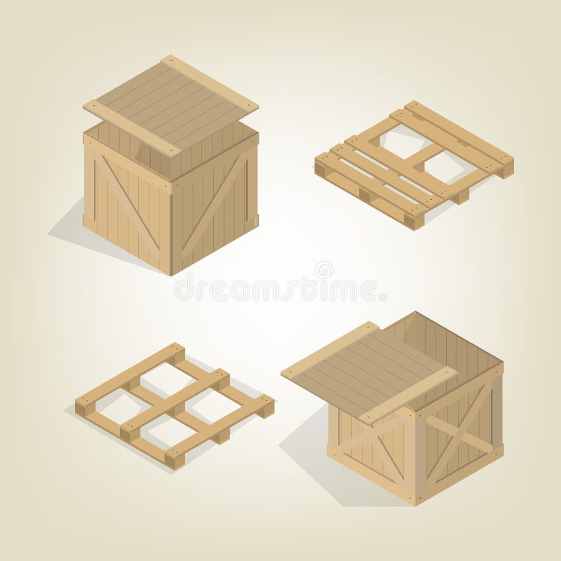 Drawing Pallet Box Stock Illustrations – 452 Drawing Pallet Box Stock ...