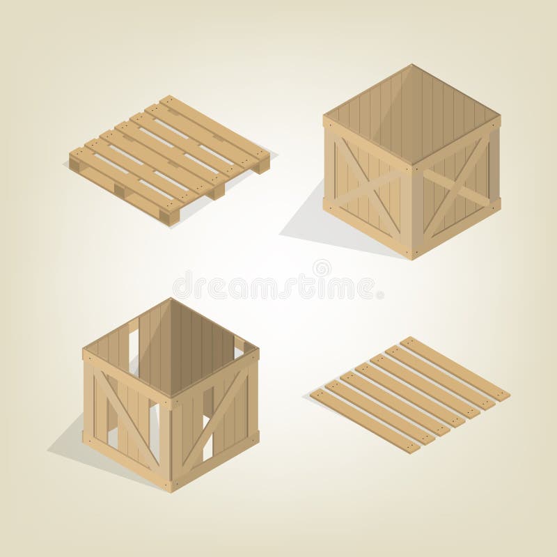 Drawing Pallet Box Stock Illustrations – 452 Drawing Pallet Box Stock ...