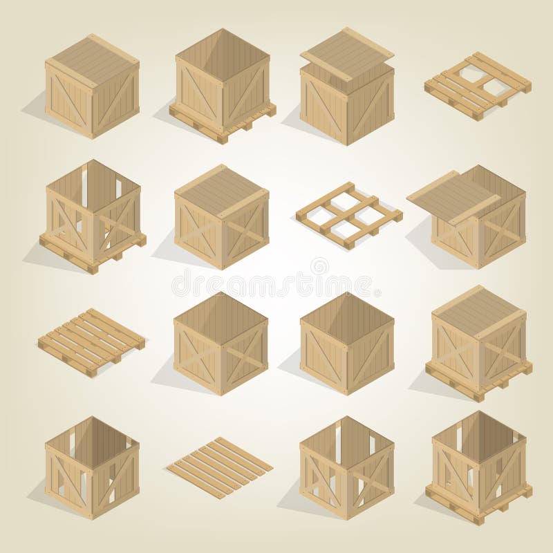Drawing Pallet Box Stock Illustrations – 421 Drawing Pallet Box Stock ...