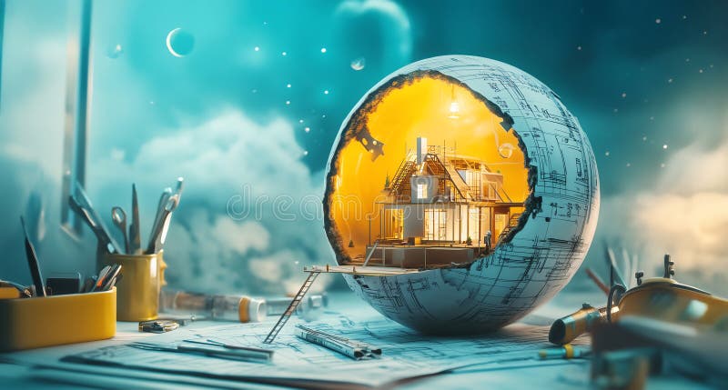 Realistic Workplace Scene Showing Workers Following Strict Safety ...