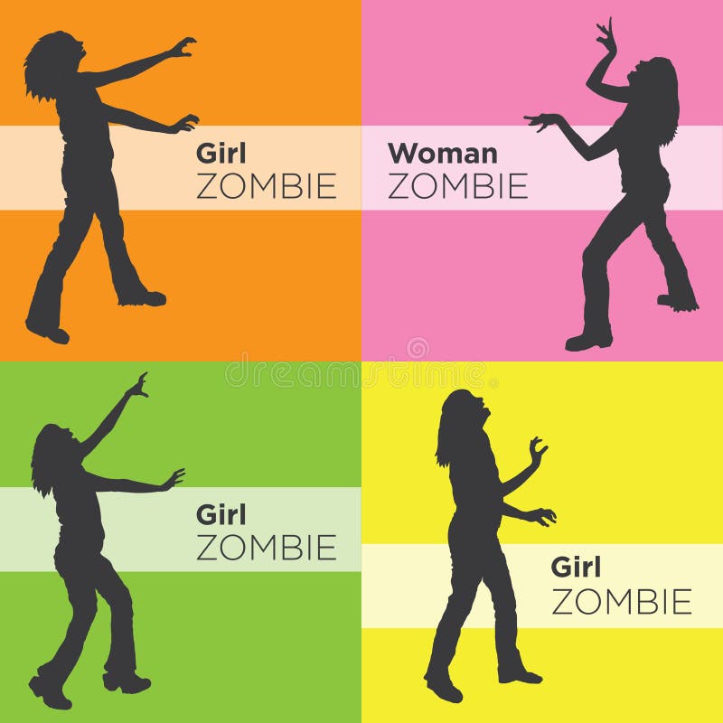 Realistic Zombie Side view stock vector. Illustration of brains - 89395327