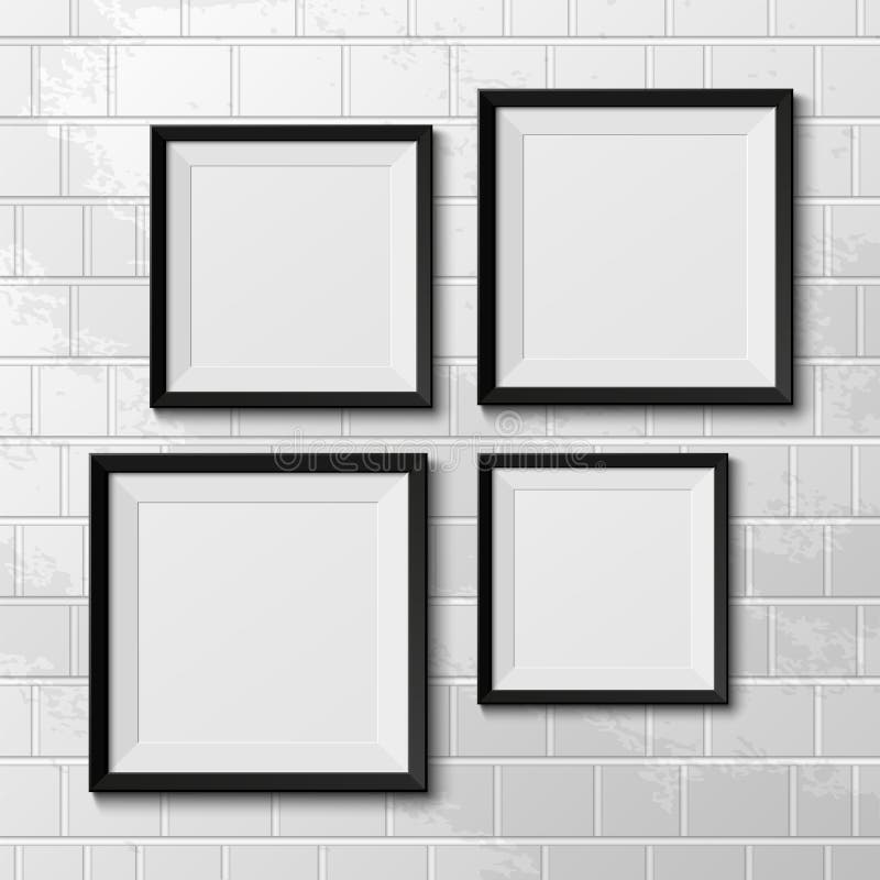 Realiserende Beeldkaders in Neonkleuren Vector Illustratie ...