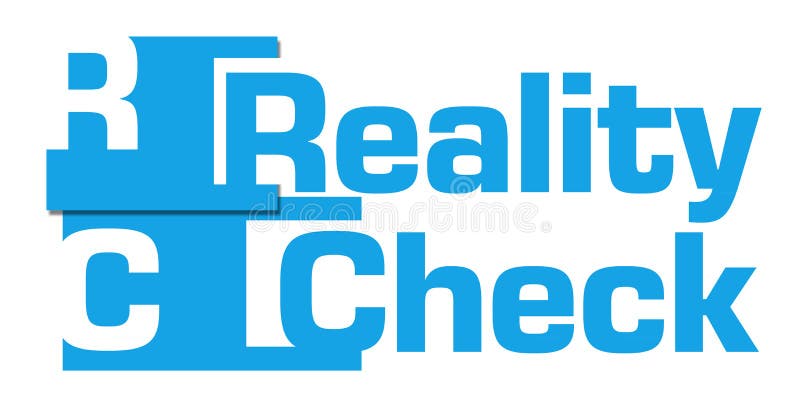 Reality Check Mark Box Realistic Potential Possibility Stock ...