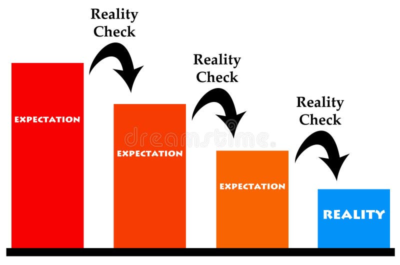 Reality check stock illustration. Illustration of idea - 28967744