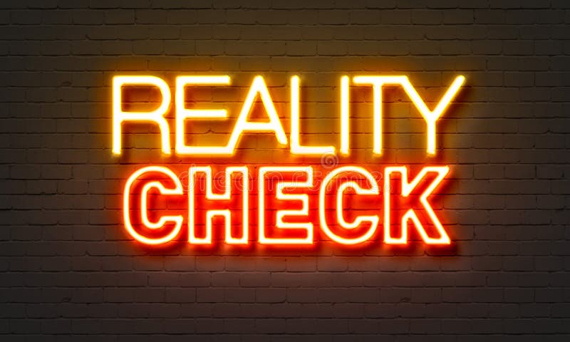 Reality Check Mark Box Realistic Potential Possibility Stock ...