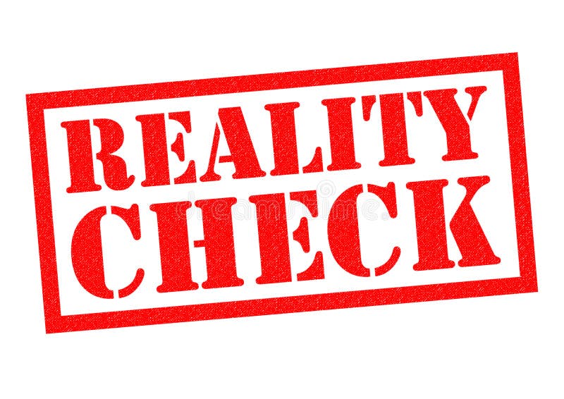 Reality check stock illustration. Illustration of clarity - 86670240