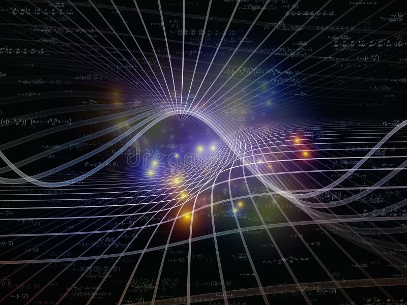 Reality of Math stock illustration. Illustration of visualization ...