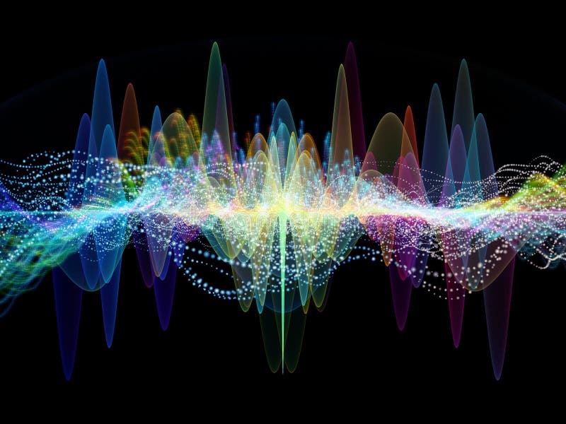 Reality of Oscillation stock illustration. Illustration of presentation ...