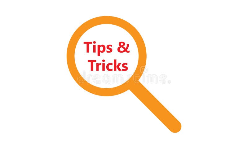Tips and Tricks with Bulb Symbols, Two Elliptical Labels Stock ...