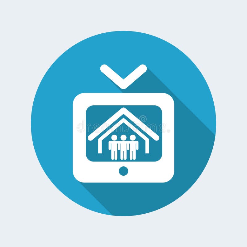 Reality tv stock illustration. Illustration of electronic - 24553679