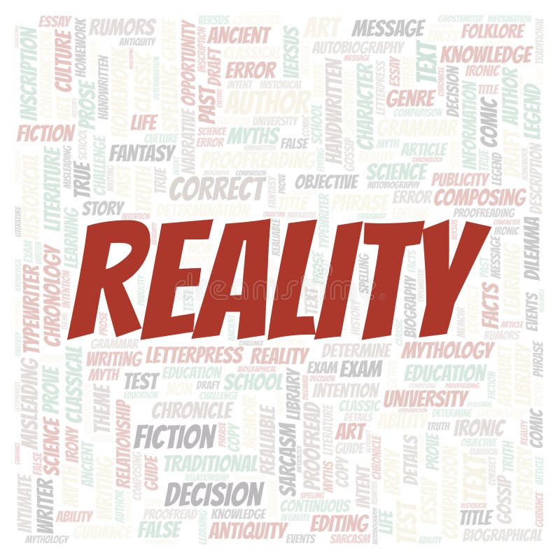 Reality Typography Word Cloud Create with the Text only Stock ...