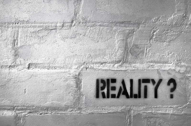 Reality? stock photo. Image of phrase, mind, real, grunge - 34058008