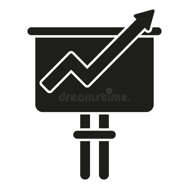 Realization Graph Chart Icon Simple Vector. Challenge Mentor Work Stock ...