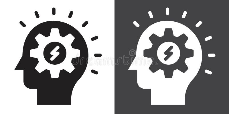 Realization Icon Thin Line Illustration Set Stock Vector - Illustration ...