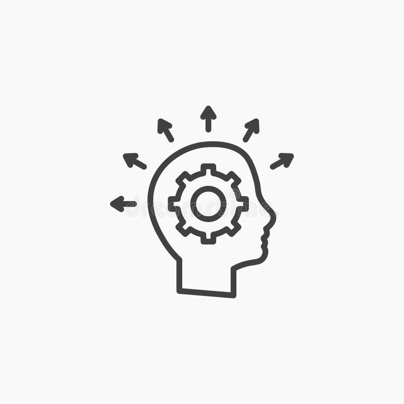 Realizationline in Thin Line Black Color. Flat Simple Vector Symbols ...