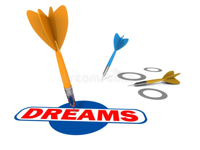 Realize dreams stock illustration. Illustration of success - 29965857