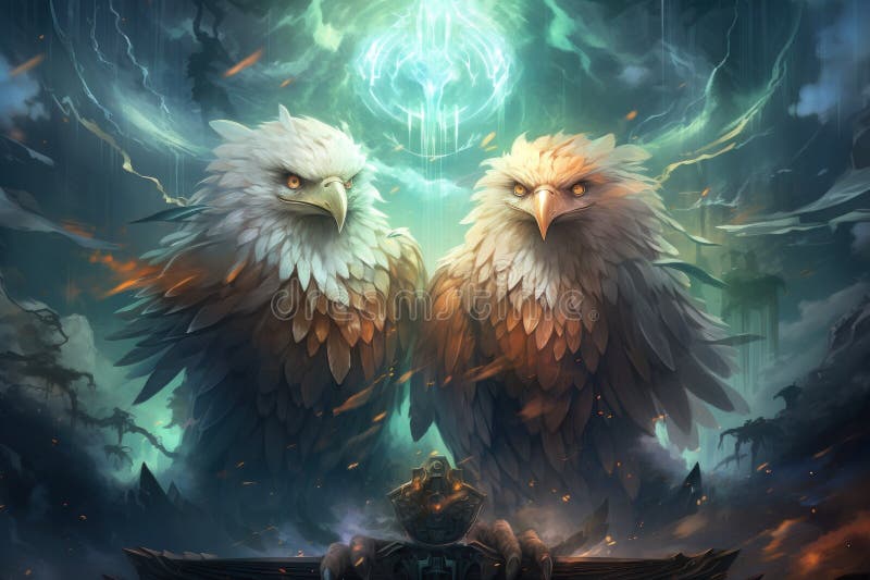 Ferocious Thunder Hawks, Ruling the Skies with Lightning and Thunder As ...