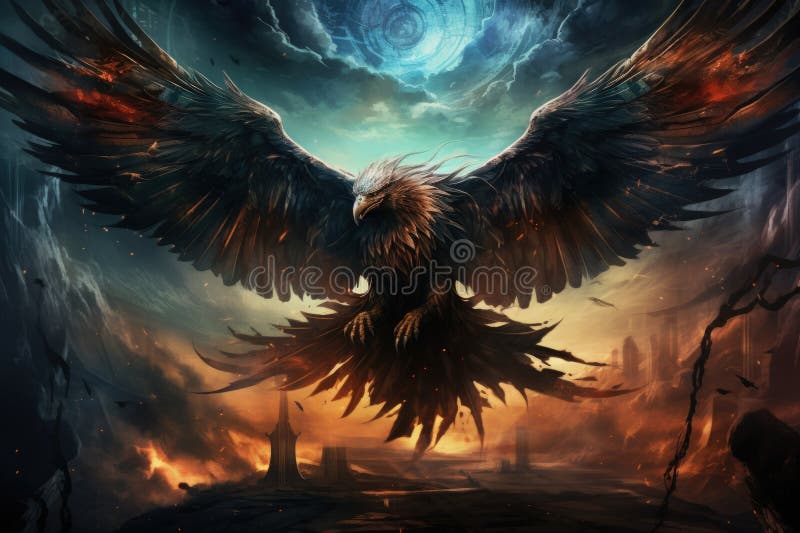 Ferocious Thunder Hawks, Ruling the Skies with Lightning and Thunder As ...