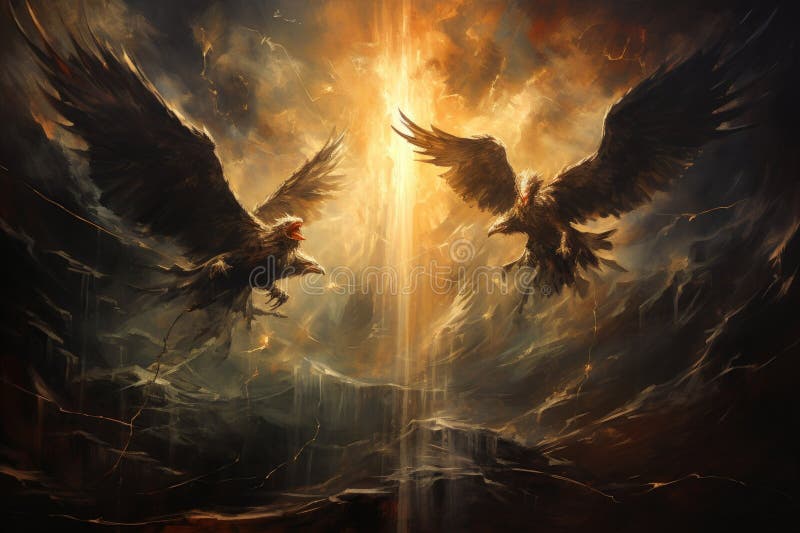 Ferocious Thunder Hawks, Ruling the Skies with Lightning and Thunder As ...