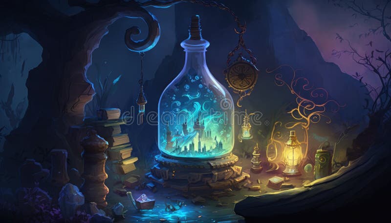 The Realm of Mystical Artifacts. Generative AI Stock Photo - Image of ...