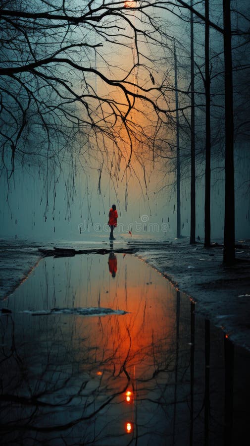 Empty Negative Space Minimalistic Photography in Artistic Darkness ...