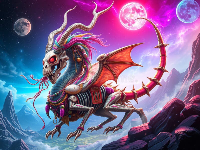 A Realm Where Ancient Myths Blend Seamlessly with Futuristic Visions ...