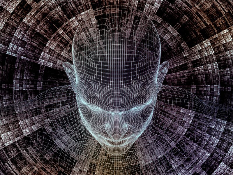 Realms of Digital Identity stock illustration. Illustration of element ...