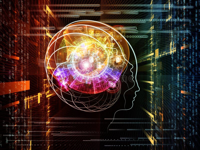 Realms of Intelligent Life stock illustration. Illustration of geometry ...