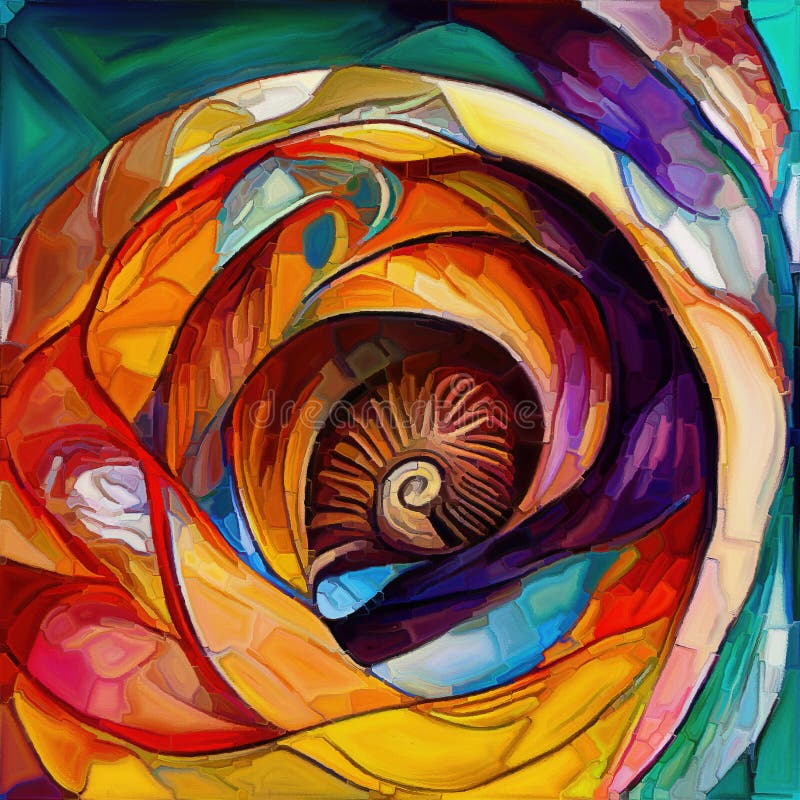 Realms of Nautilus stock illustration. Illustration of composition ...