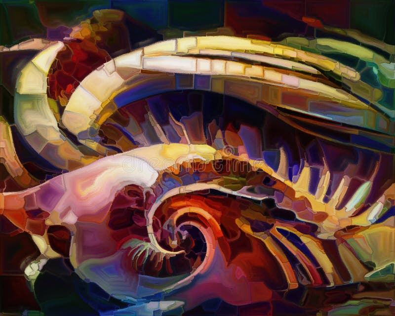 Realms of Nautilus stock illustration. Illustration of nautilus - 263116861