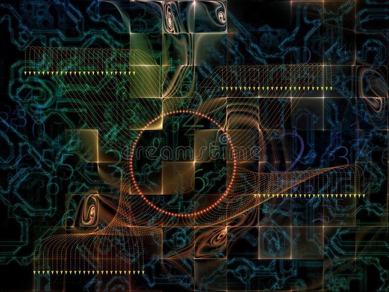 Realms of Technology Links stock illustration. Illustration of ...