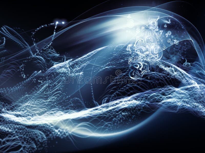 Realms of Virtual World stock illustration. Illustration of motion ...