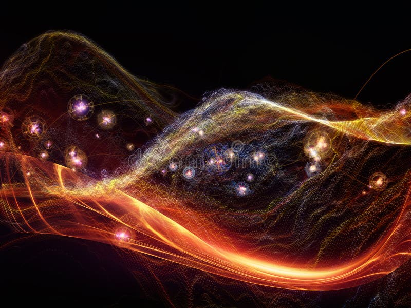 Realms of Virtual World stock illustration. Illustration of background ...