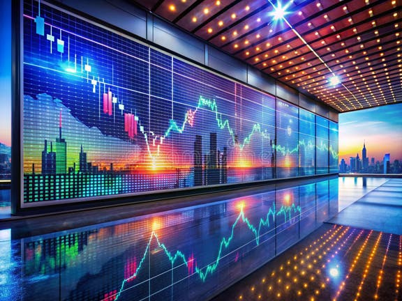 Realtime Forex and Stock Market Data on an LED Display Interactive ...