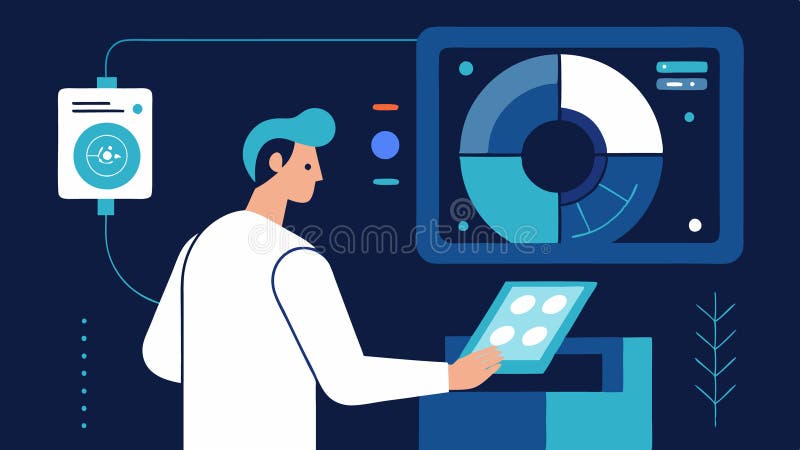 Realtime Monitoring an Illustration of the Screen Displaying Realtime ...