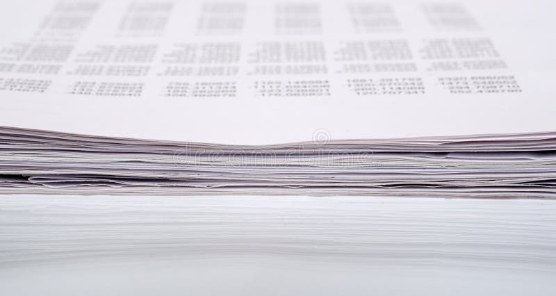Ream of Paper stock image. Image of copy, corporate, pile - 73344103
