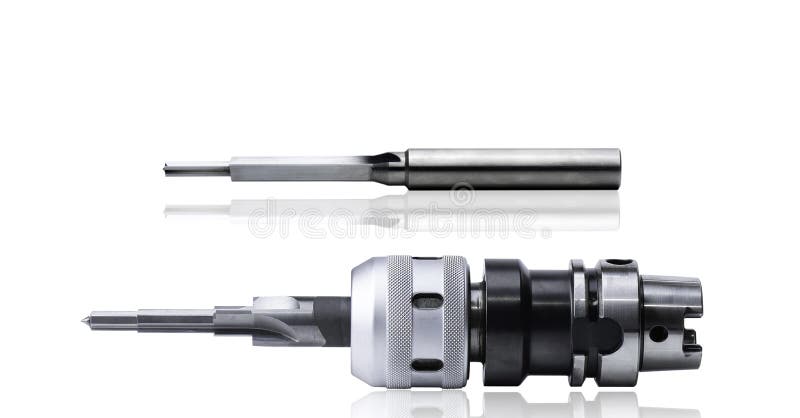 Reamer in Chuck Holder. Four Fluted Cutting Edge Right Hand. Tools ...