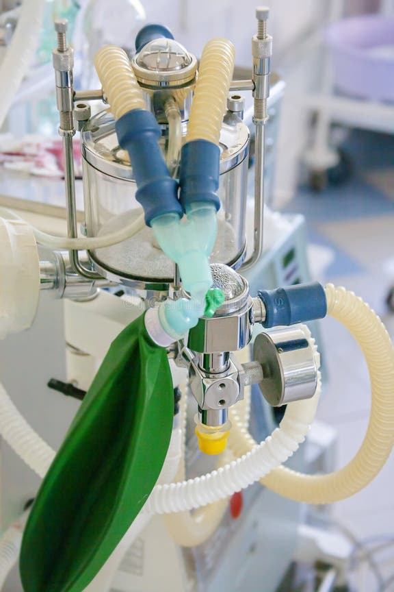 Reanimation, Artificial Lung Ventilation Device Stock Image - Image of ...