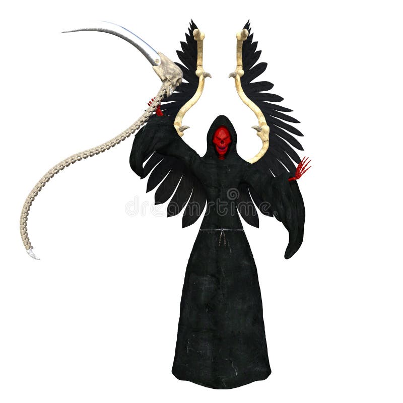 Reaper stock de ilustración. Ilustración de horror, entero - 57210382
