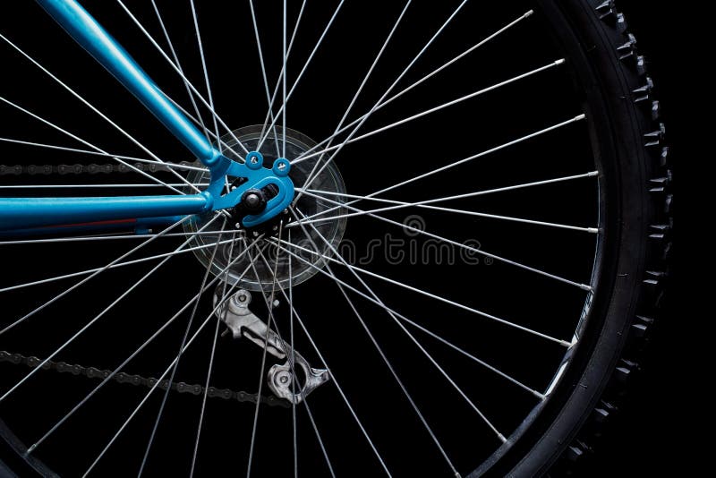 Rear Bicycle Wheel stock image. Image of mechanics, sport - 175428575