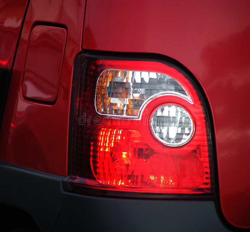 Rear brake lights stock photo. Image of emergency, warning - 6958