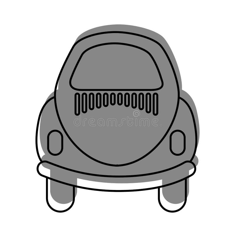 Rear of car icon stock vector. Illustration of vehicle - 95920405