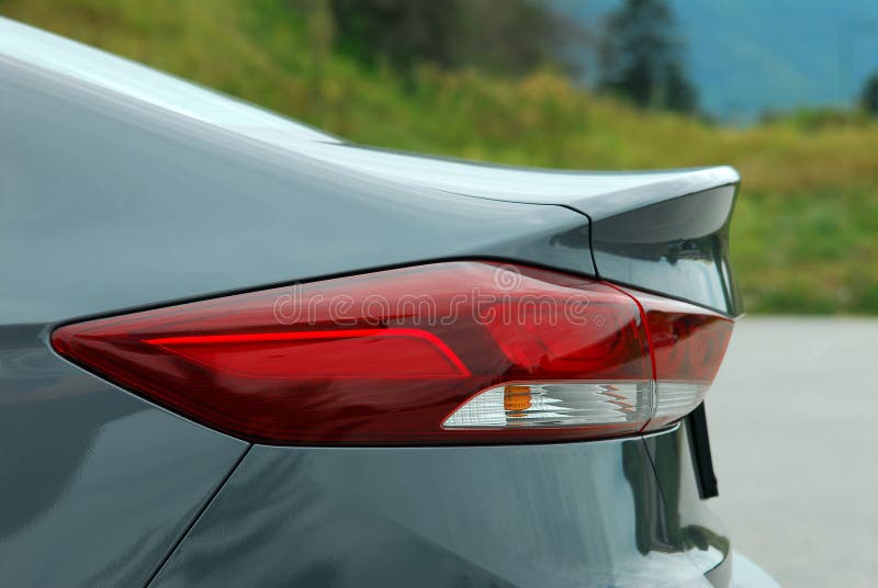 Rear car light stock image. Image of reverse, modern - 106125385