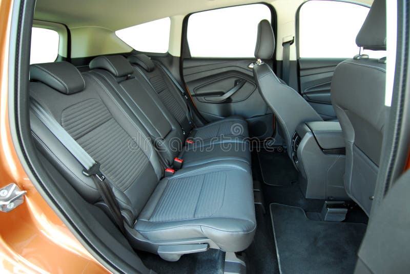 Rear car seat stock photo. Image of cabin, airbag, control - 116013854