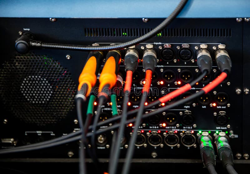 Rear Console of Control Panel for Equipment Stock Image - Image of ...