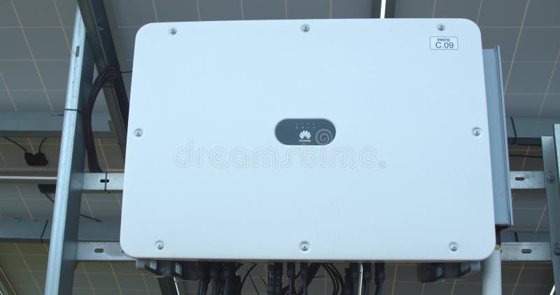 Back Panel of Powerful Servers Installed in the Rack of the Server Room ...