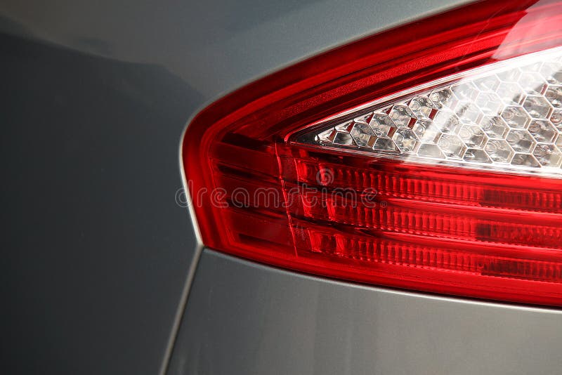 Rear Headlight of a Vehicle Stock Photo - Image of spotlight, sports ...
