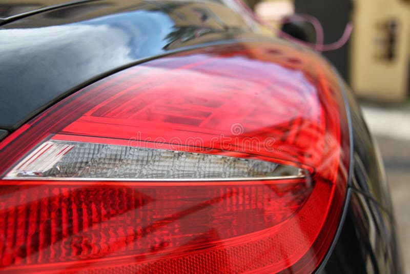 Rear Headlight of a Vehicle Stock Photo - Image of vehicle, lighting ...